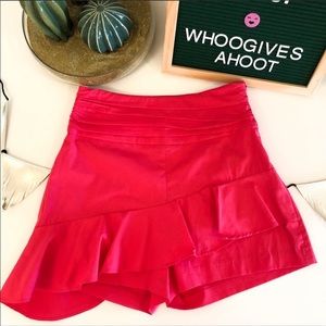 Zara | Shorts | Zara Asymmetrical Ruffle Skort | Poshmark
